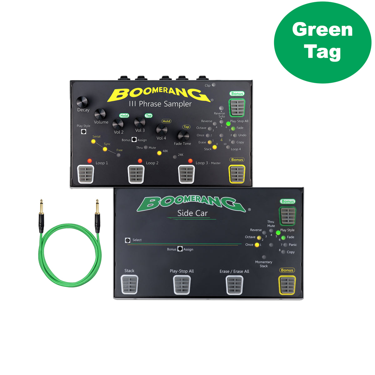 Boomerang III + Side Car w/cable (Green Tag Open Box) – Boomerang Looper