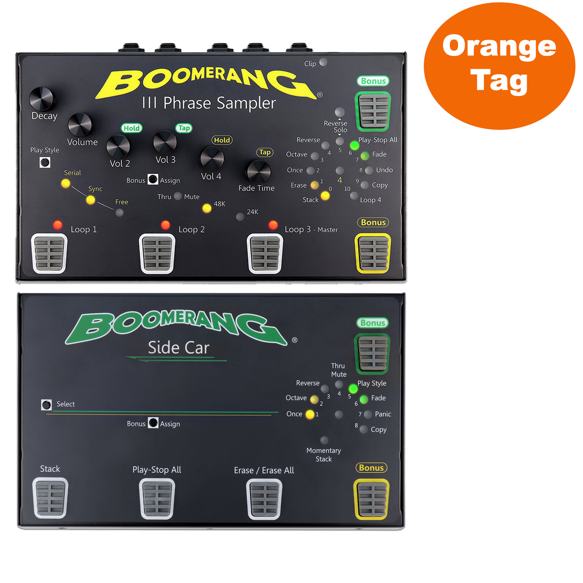 Boomerang III + Side Car (Orange Tag Bundle) – Boomerang Looper