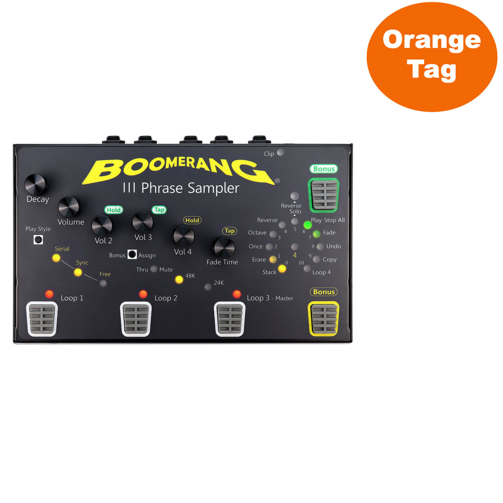 Phrase III Sampler (Orange Tag Sale) – Boomerang Looper